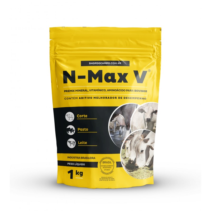 Nutri-Max V. Núcleo Com Virginiamicina para adicionar no sal ou na ...